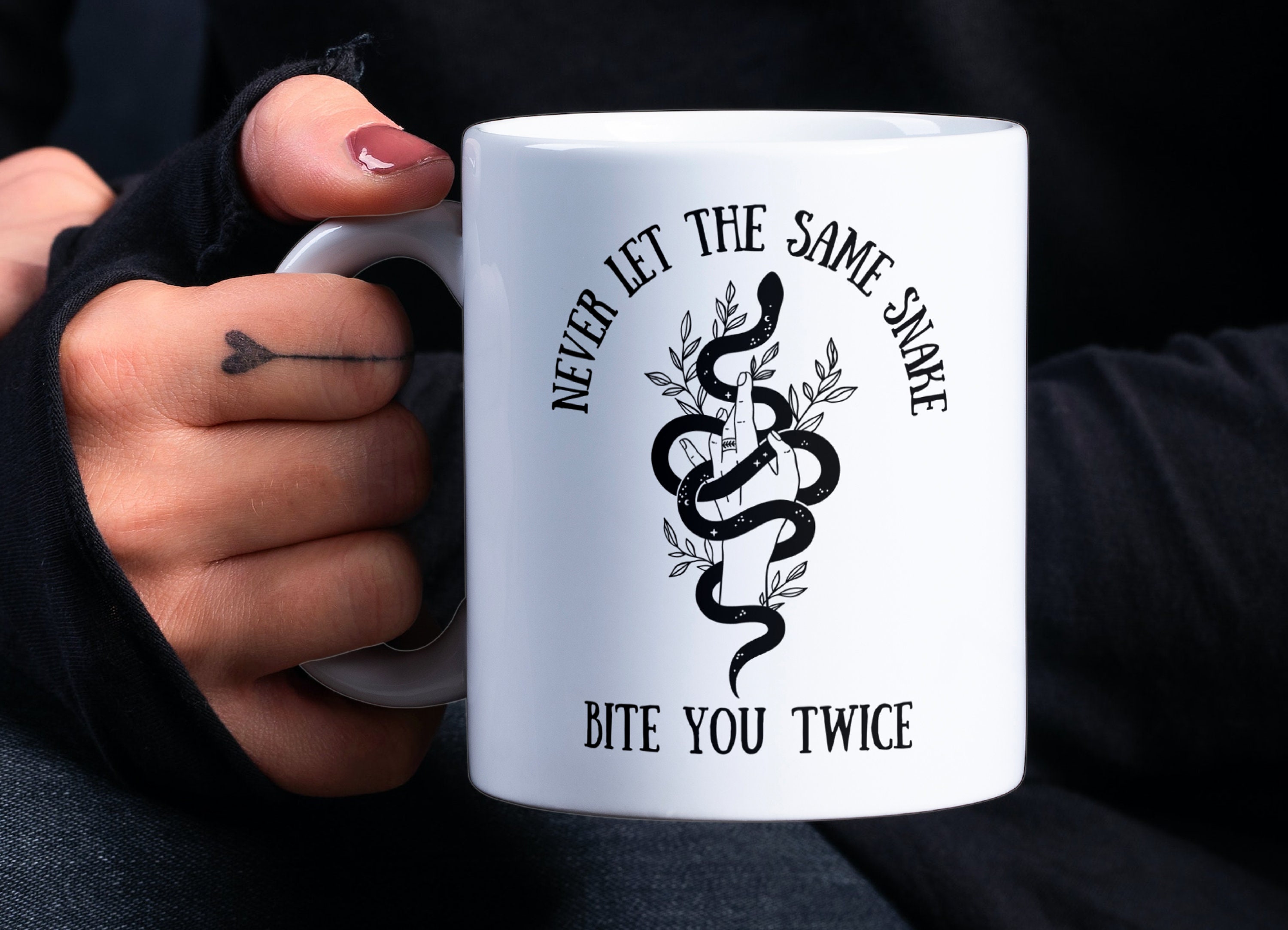 Snake Bite PNG, Trust and Betrayal Sublimation Digital Download, Dark ...