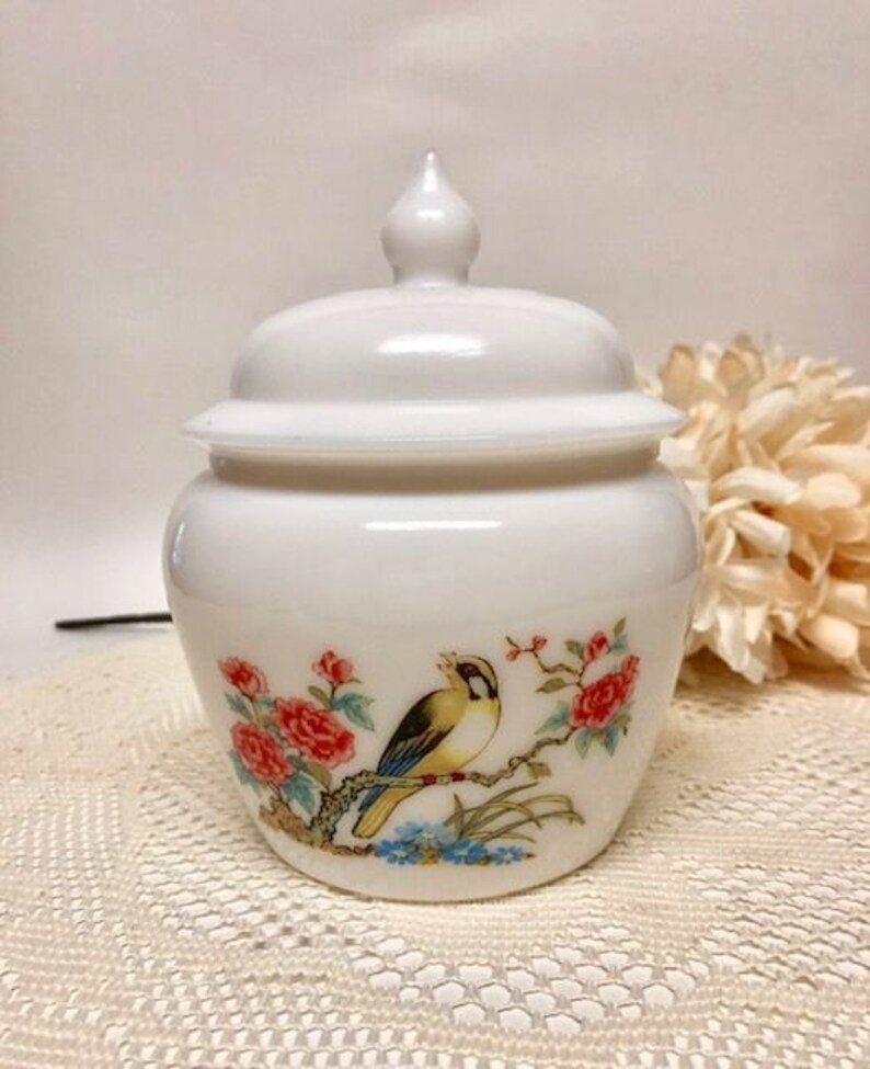 Vintage Avon Vanity Jar Powder Jar Covered Jar Avon | Etsy