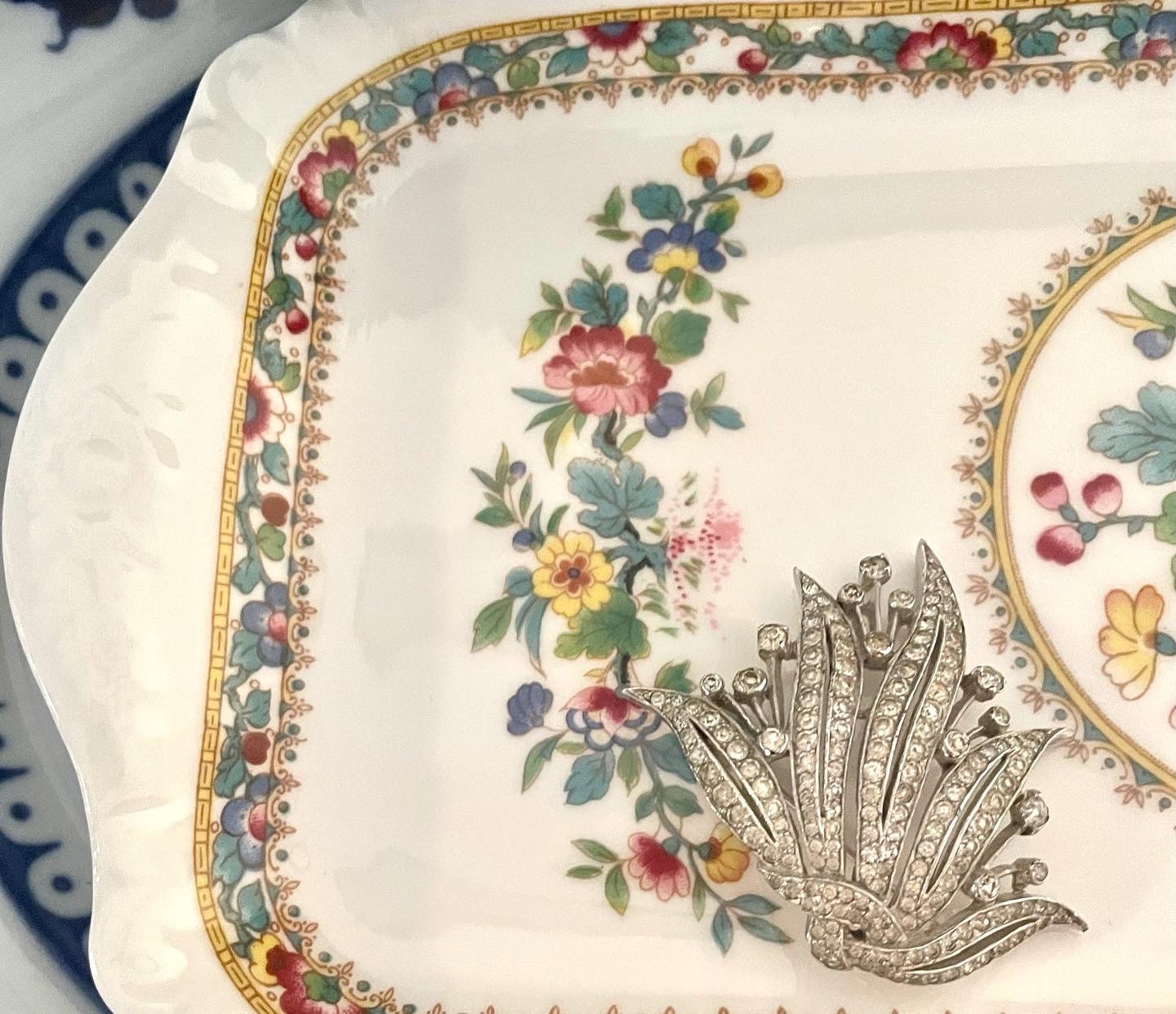 Decorative Trays Home Décor Home & Living Vintage Coalport Bone China ...