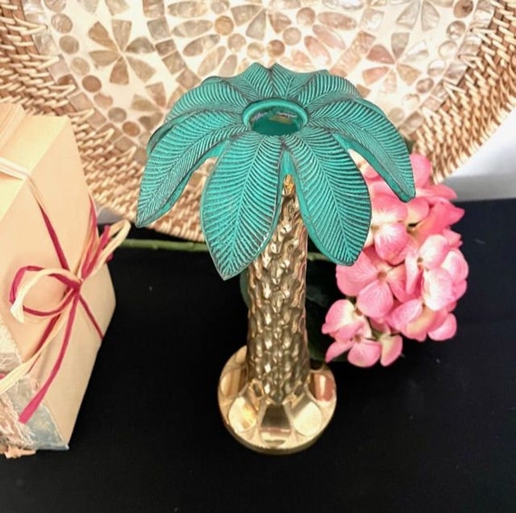 Palm Tree Candlestick Holder Palm Tree Love Tropical Decor | Etsy