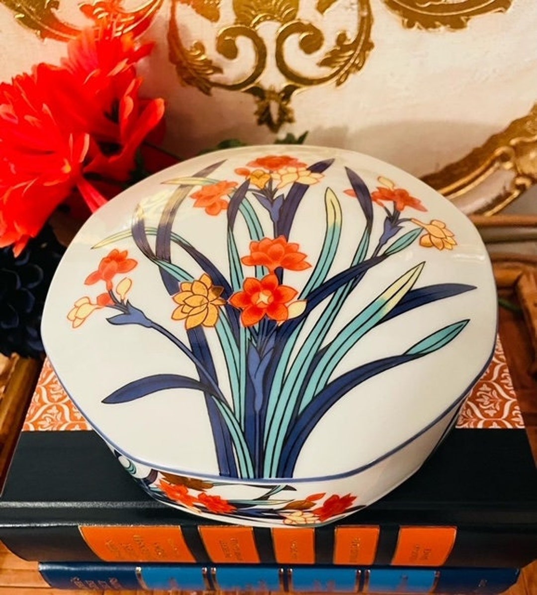 Tiffany Box Tiffany Trinket Box Oversized Tiffany Box Porcelain Tiffany ...