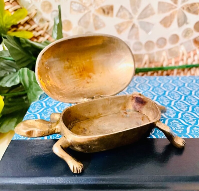 Turtle Love Brass Turtle Brass Turtle Box Hinged Turtle Box - Etsy