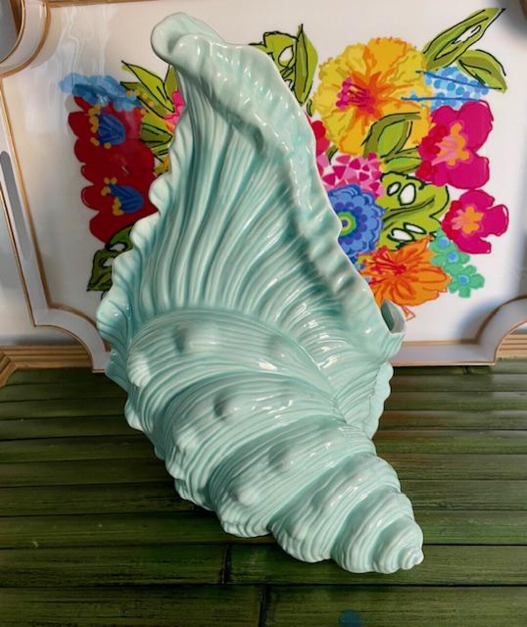 Conch Shell Conch Planter Coastal Decor Beach Decor Tropical Decor ...