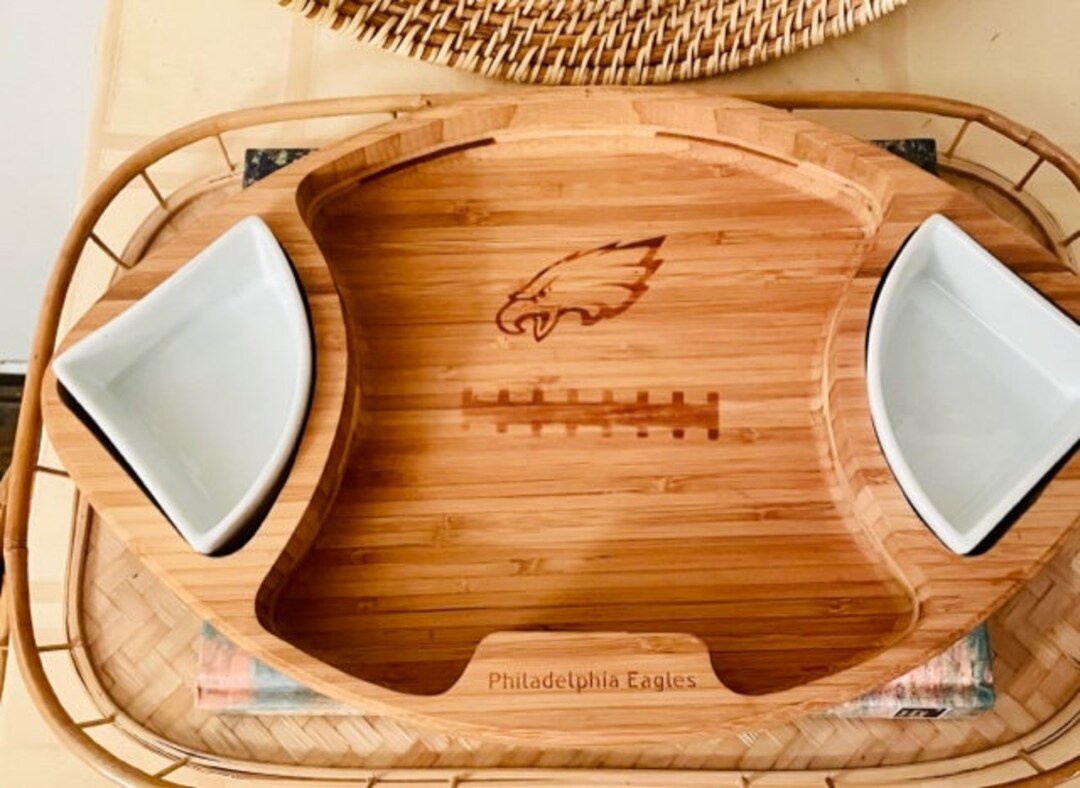 Philadelphia Eagles Charcuterie Board Wood Charcuterie Board - Etsy