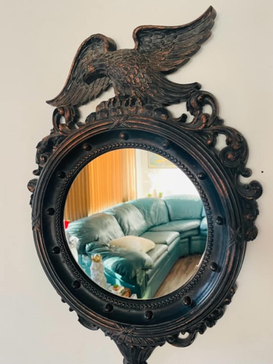 Federal Eagle Mirror Federalist Eagle Mirror Black Mirror - Etsy