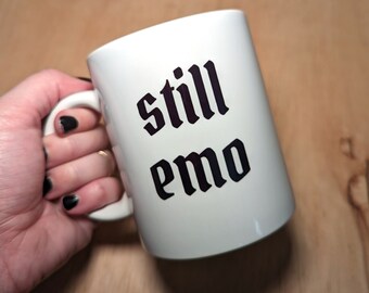 Emo Scribbles Mug - Etsy
