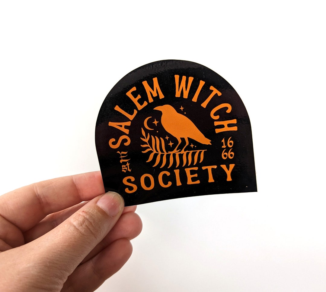 Salem Witch Society Sticker, Witchy Sticker for Laptop, Salem Sticker ...
