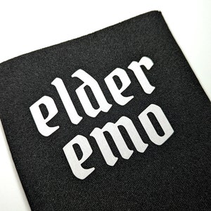 Elder Emo Can Cooler, Emo Beer Cozie, Emo Music Lover, Sceneior Emo ...