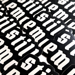 Still Emo Sticker, Emo Vinyl Sticker, Emo Music Lover, Elder Emo, Gift ...