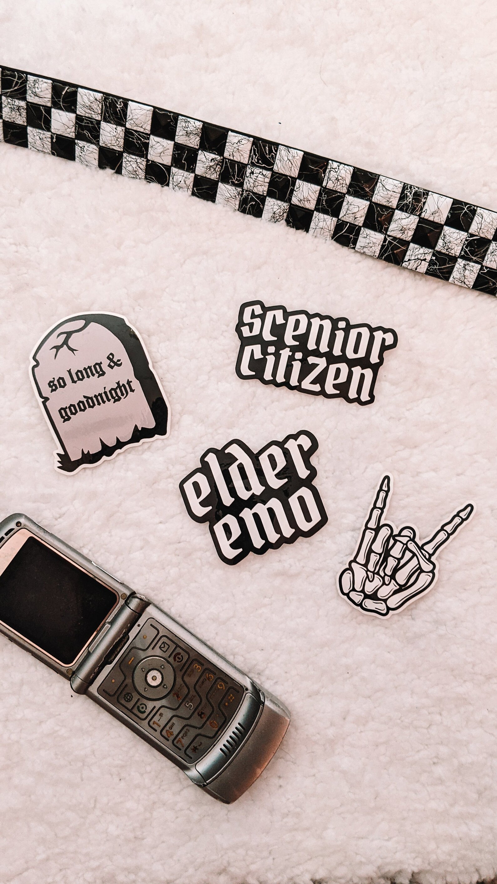 Elder Emo Sticker, Emo Vinyl Sticker, Emo Music Lover, Sceneior Emo ...