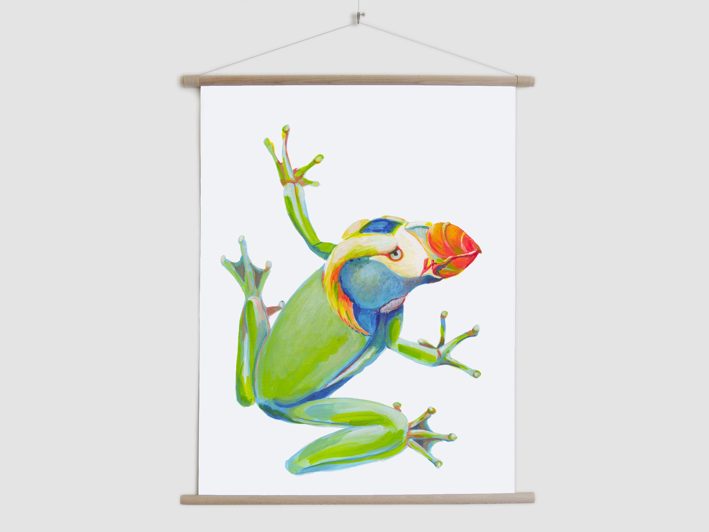 Canvas Poster Weird Creatures: Tufted Frogbird Surrealistic - Etsy