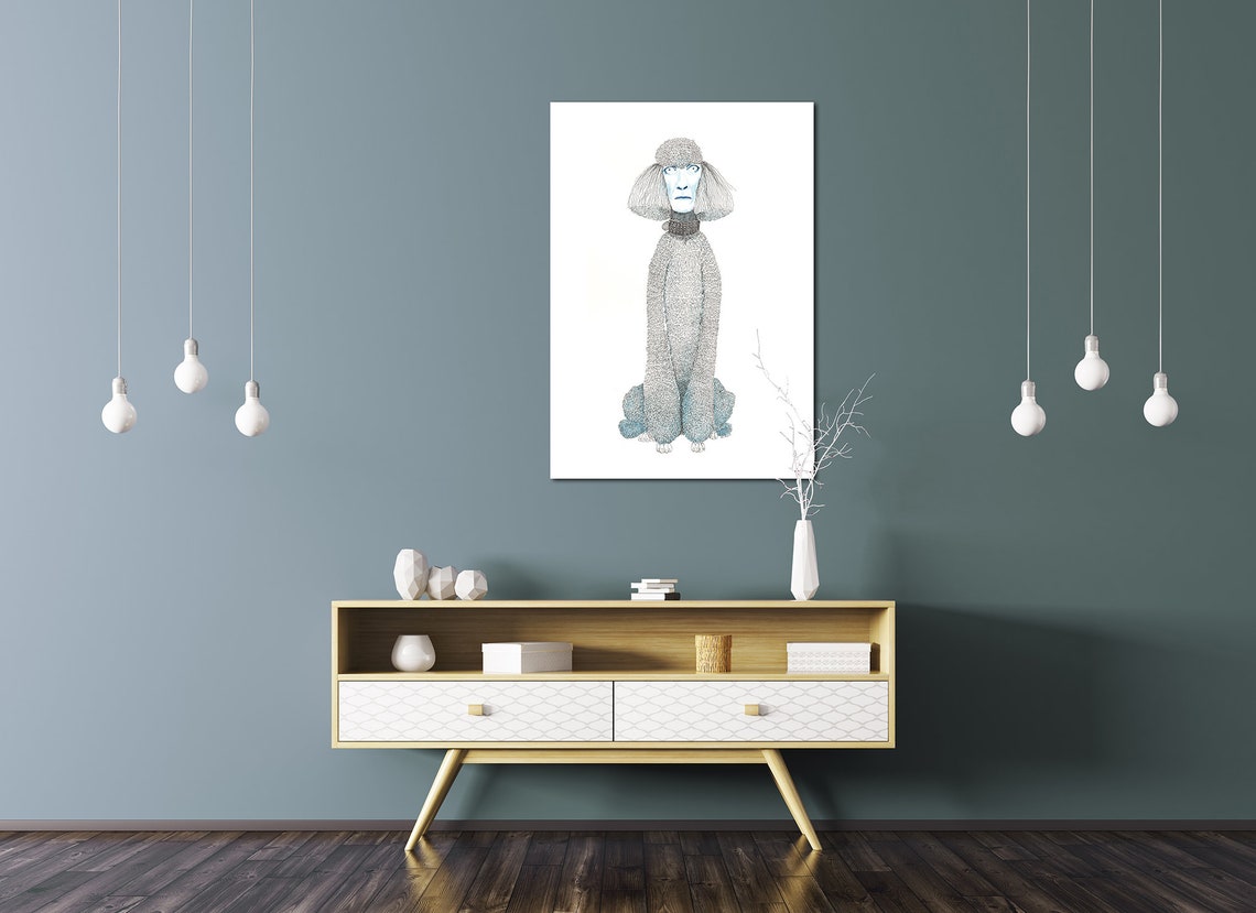 Weird Poodles Series of Pen Drawings of Weird & Wonderful - Etsy