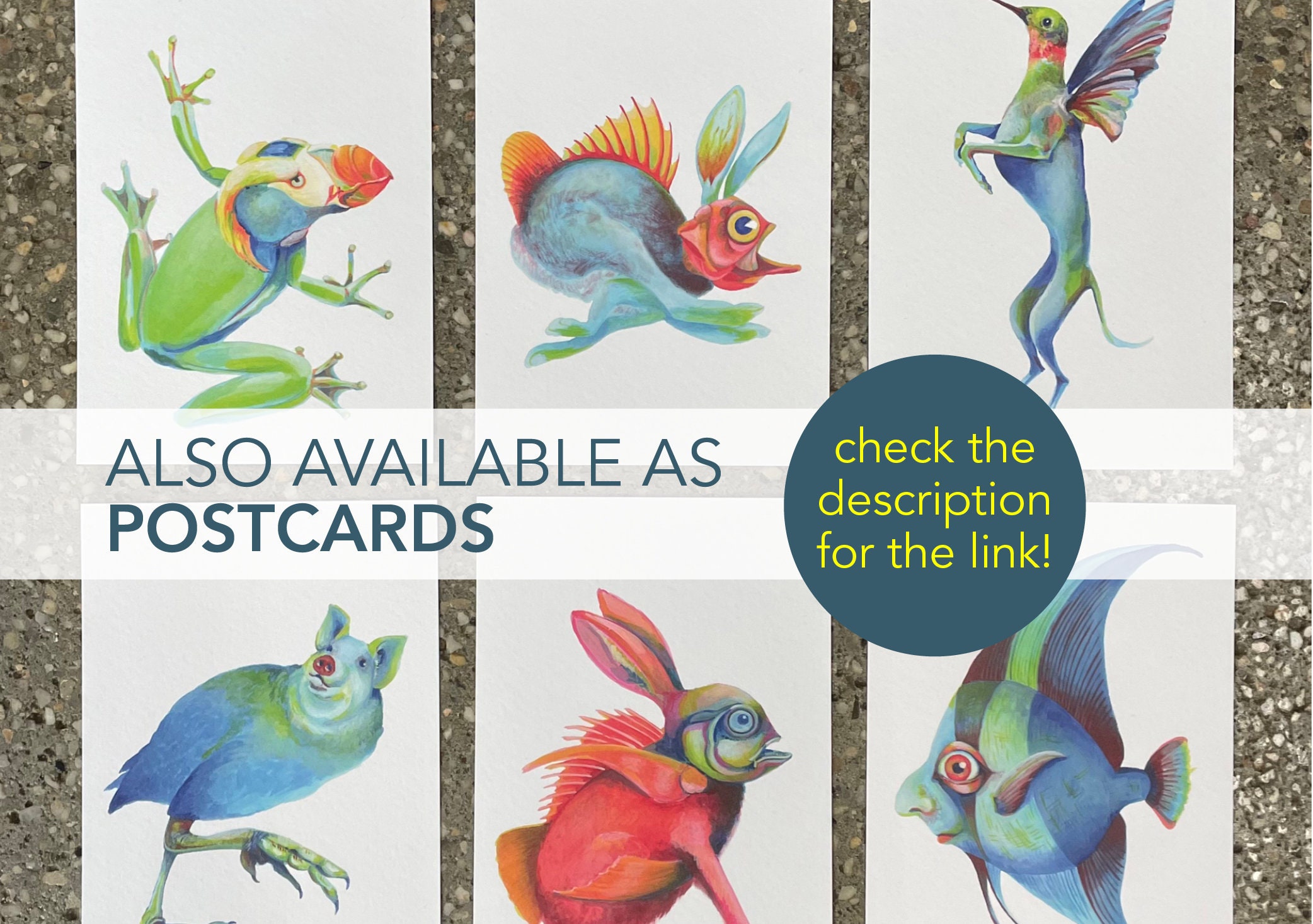 Canvas Poster Weird Creatures: Tufted Frogbird Surrealistic - Etsy