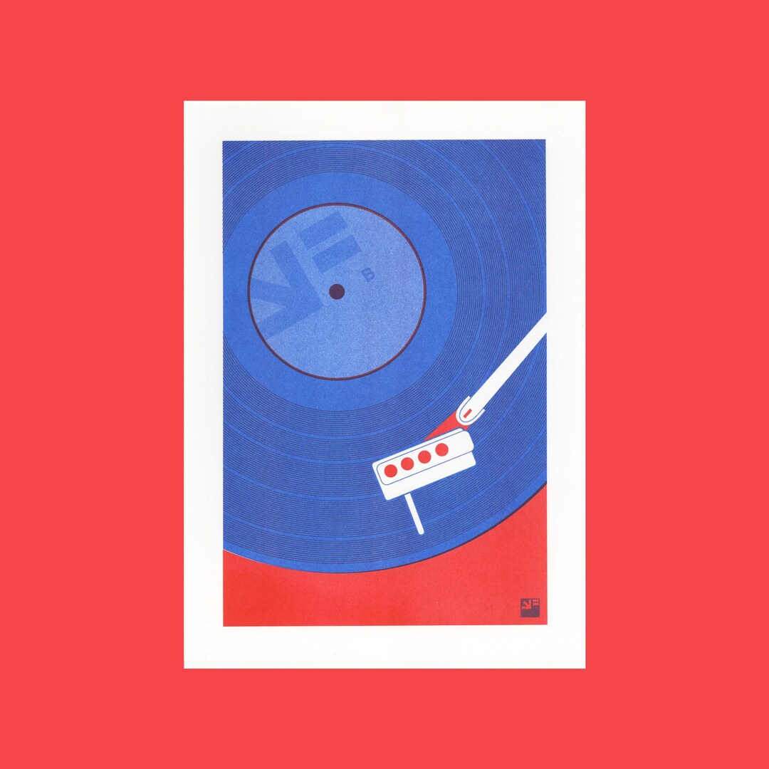 A4 Risograph Print Vinyl, From the Extra Ordinary Series | 2 Color Riso ...