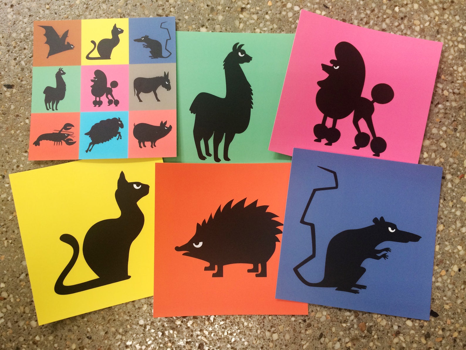 Sets Angry Animals Postcards, Pick 6 or Go for All 12 - Etsy