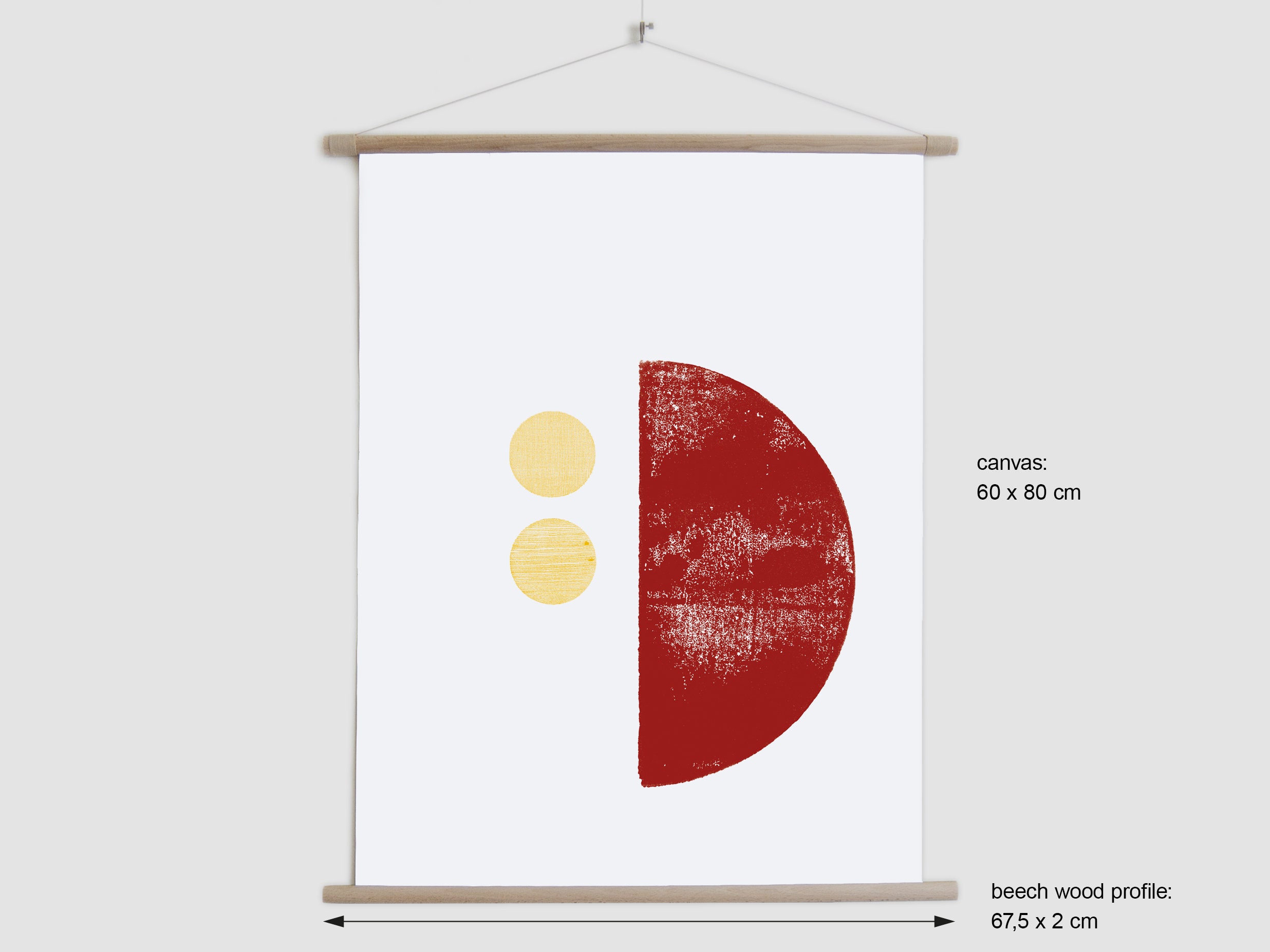 Canvas Poster Circle Pieces No3 Minimal Geometric Abstract - Etsy