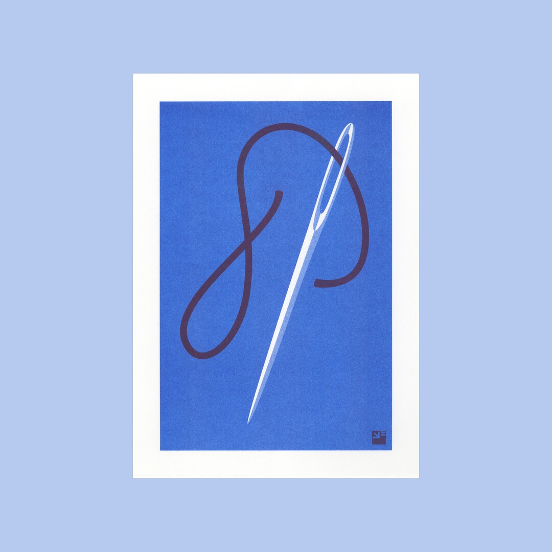 A4 Risograph Print Needle and Thread, From the Extra Ordinary Series ...