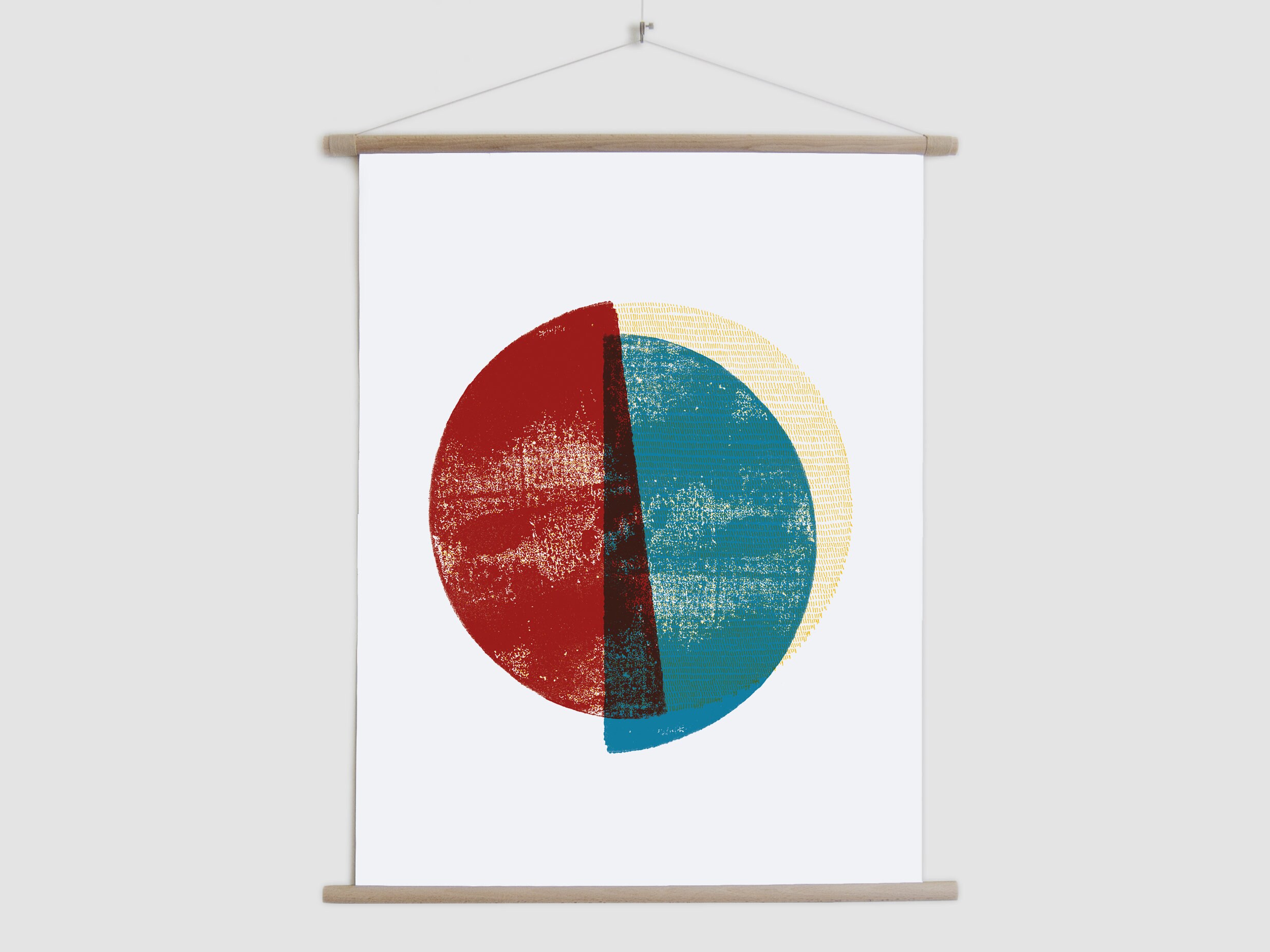 Canvas Poster Circle Pieces No1 Minimal Geometric Abstract - Etsy