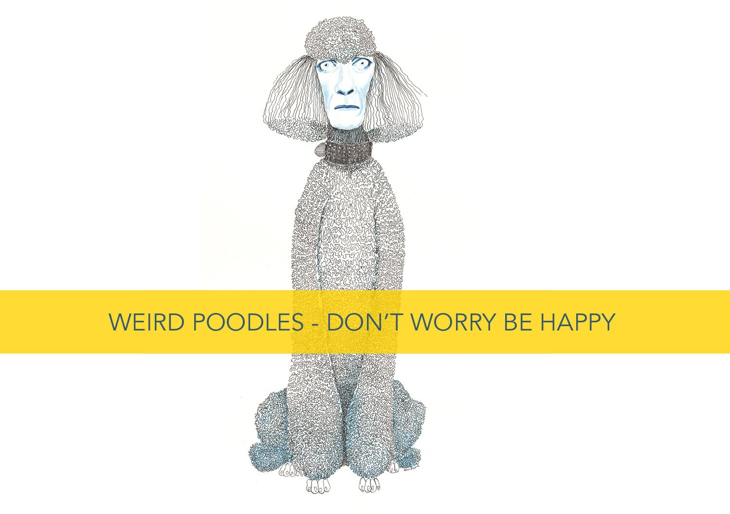 Weird Poodles Series of Pen Drawings of Weird & Wonderful - Etsy