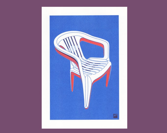 A4 Risograph Print Monobloc, From the Extra Ordinary Series | 2 Color ...