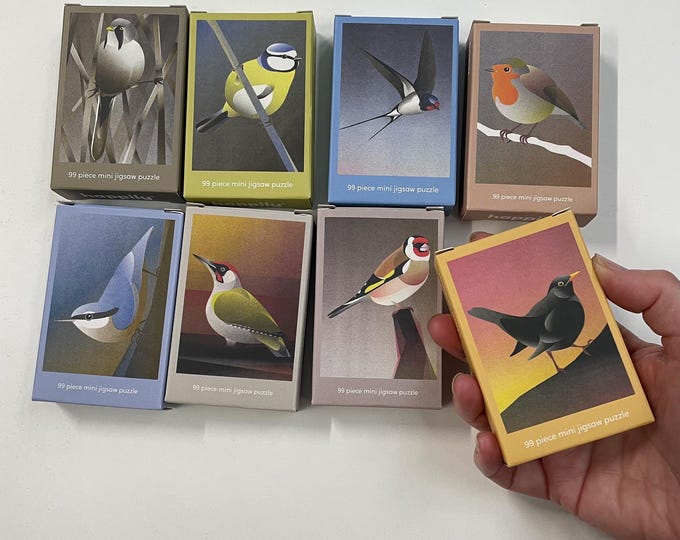 Mini Masterpiece Jigsaw Puzzle in a Matchbox - 50 Piece. Assorted ...