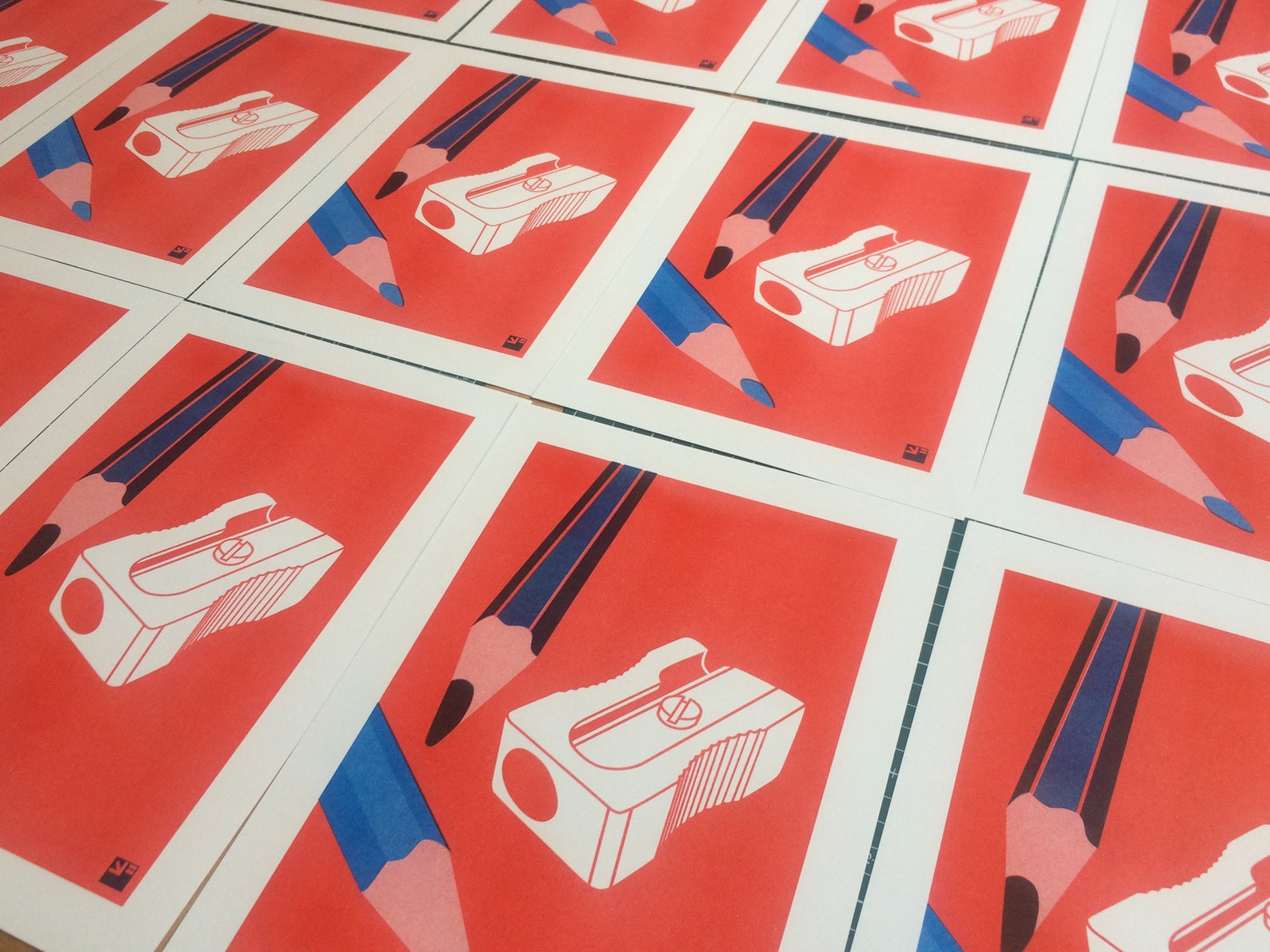 A4 Risograph Print Pencil Sharpener From the Extra Ordinary - Etsy