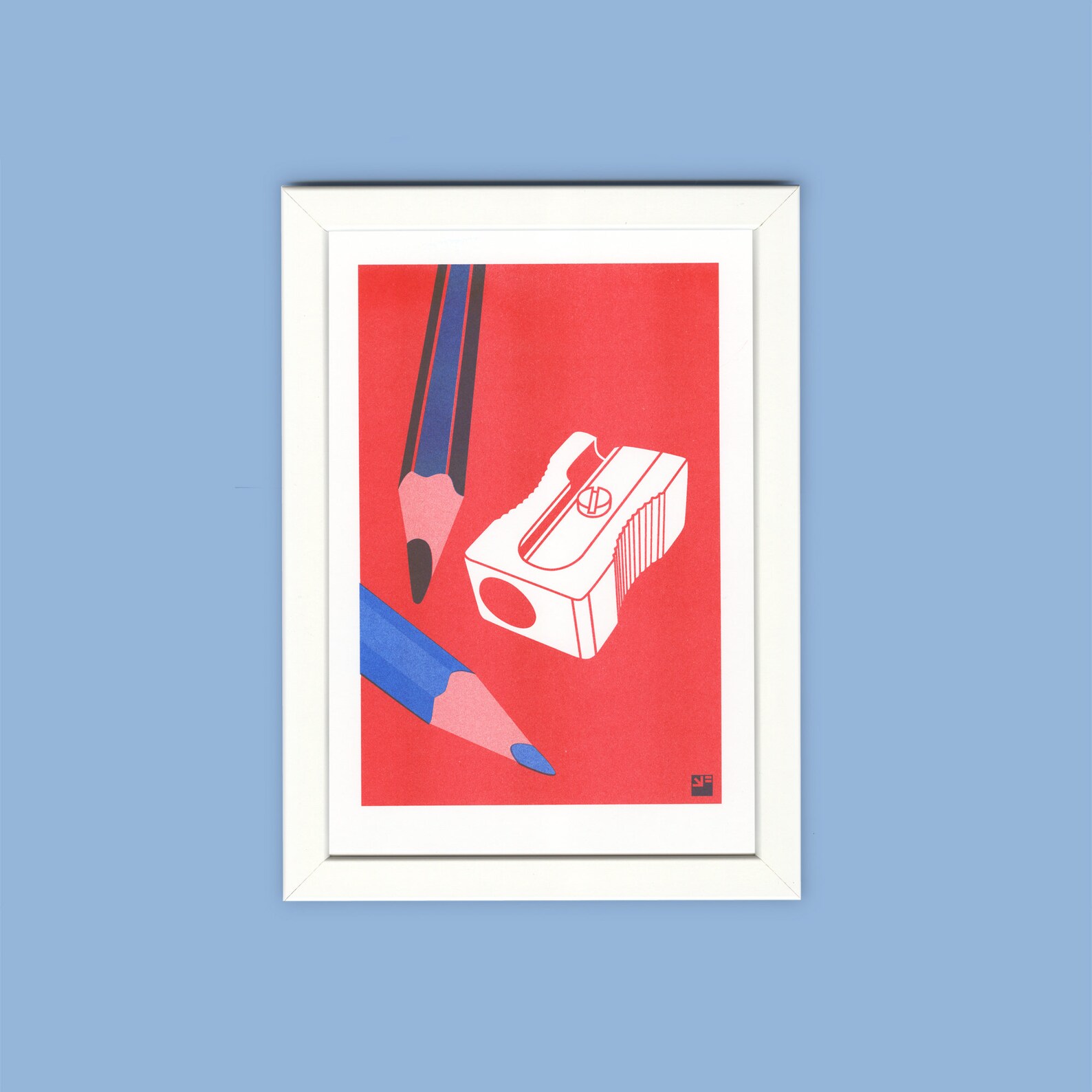 A4 Risograph Print Pencil Sharpener From the Extra Ordinary - Etsy