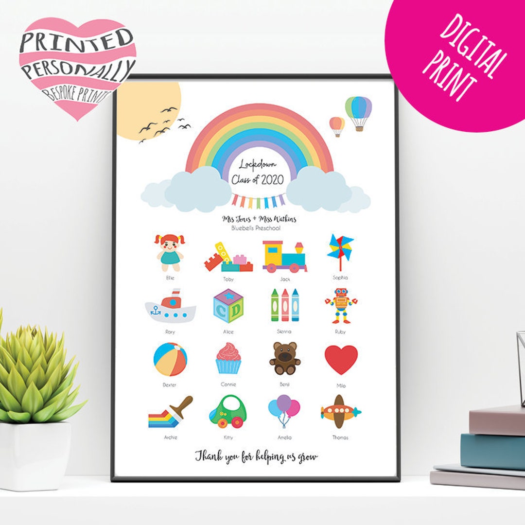 Thank You Teacher Gift - Digital Printable - DIY Thank You Gift ...