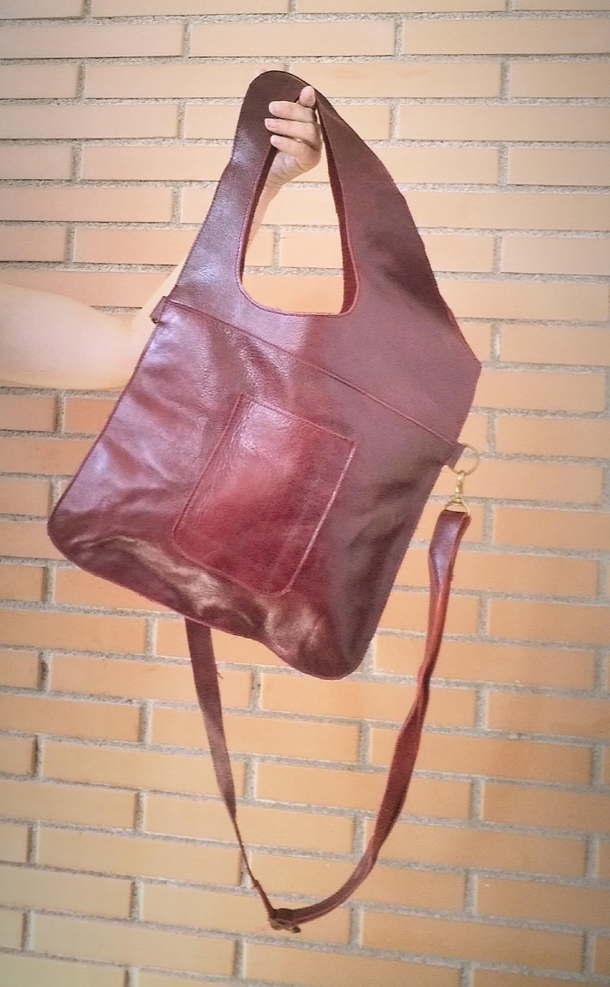 MINIMALIST PRACTICAL BAG-Tote Leather Bag shoulder leather bag ...