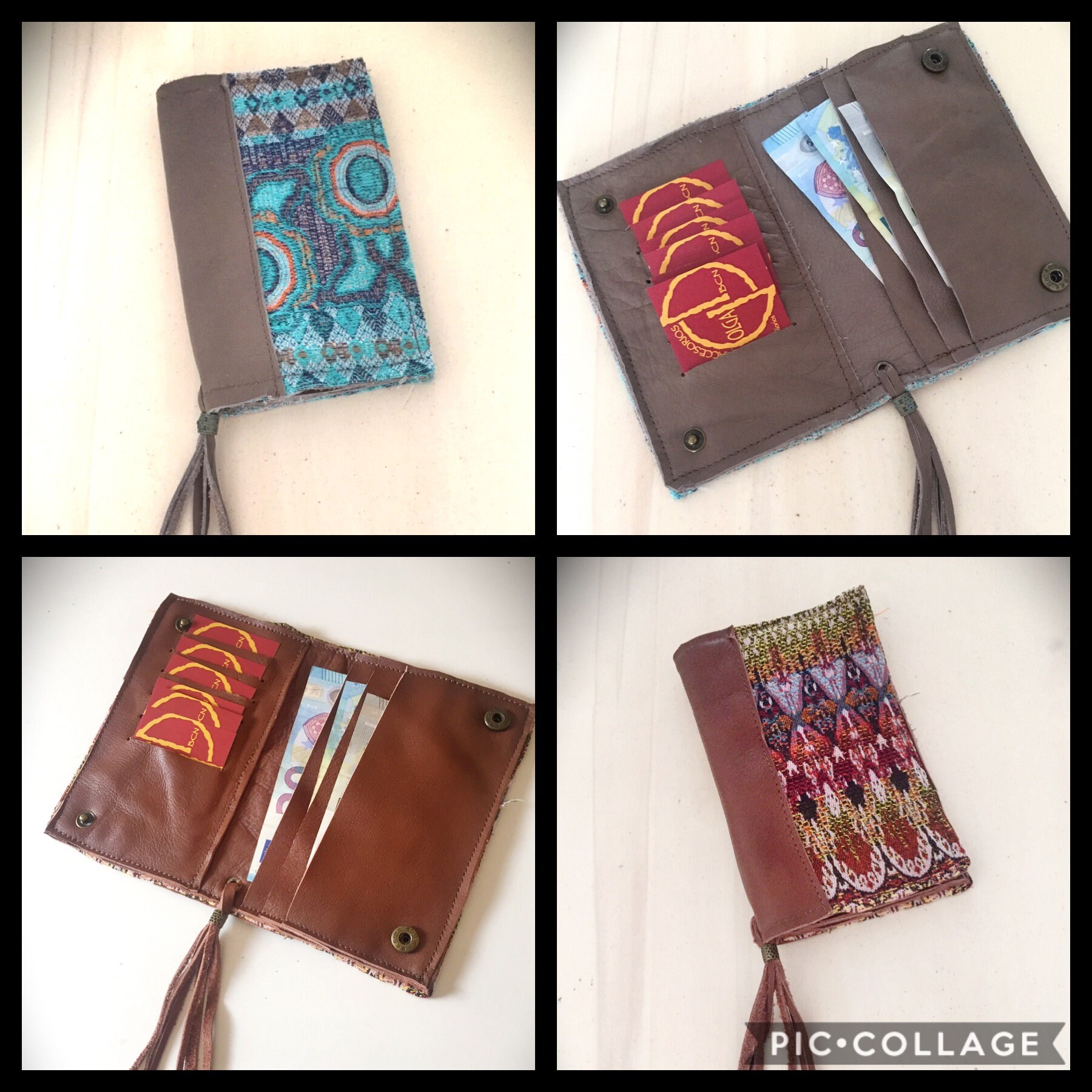 ETHNIC WALLET CARDHOLDER, Wallet for Woman, Colored Wallet, Handmade ...