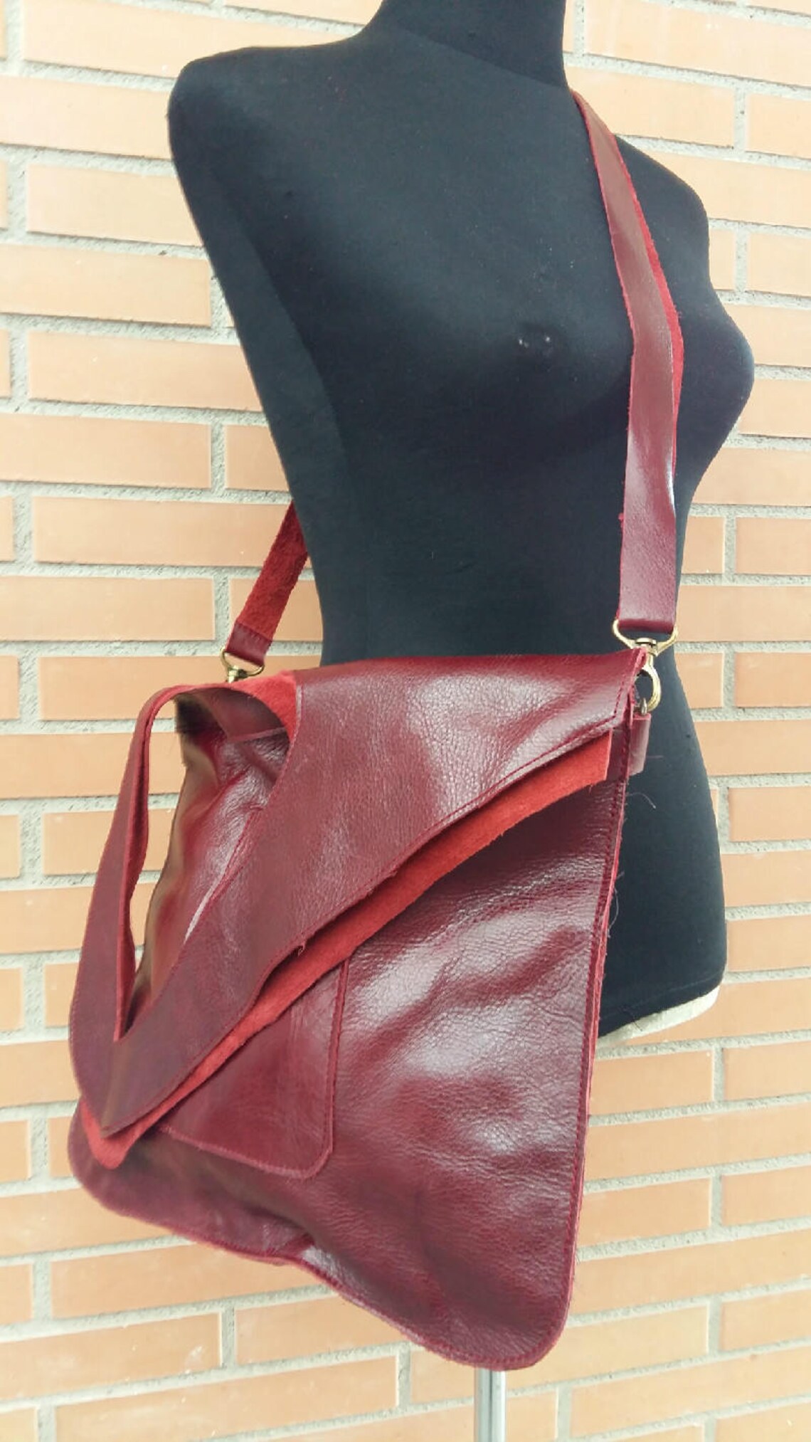 MINIMALIST PRACTICAL BAG-Tote Leather Bag shoulder leather bag ...