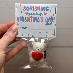 Cute Squishy Valentines // Classroom Exchange Valentines // Mochi ...