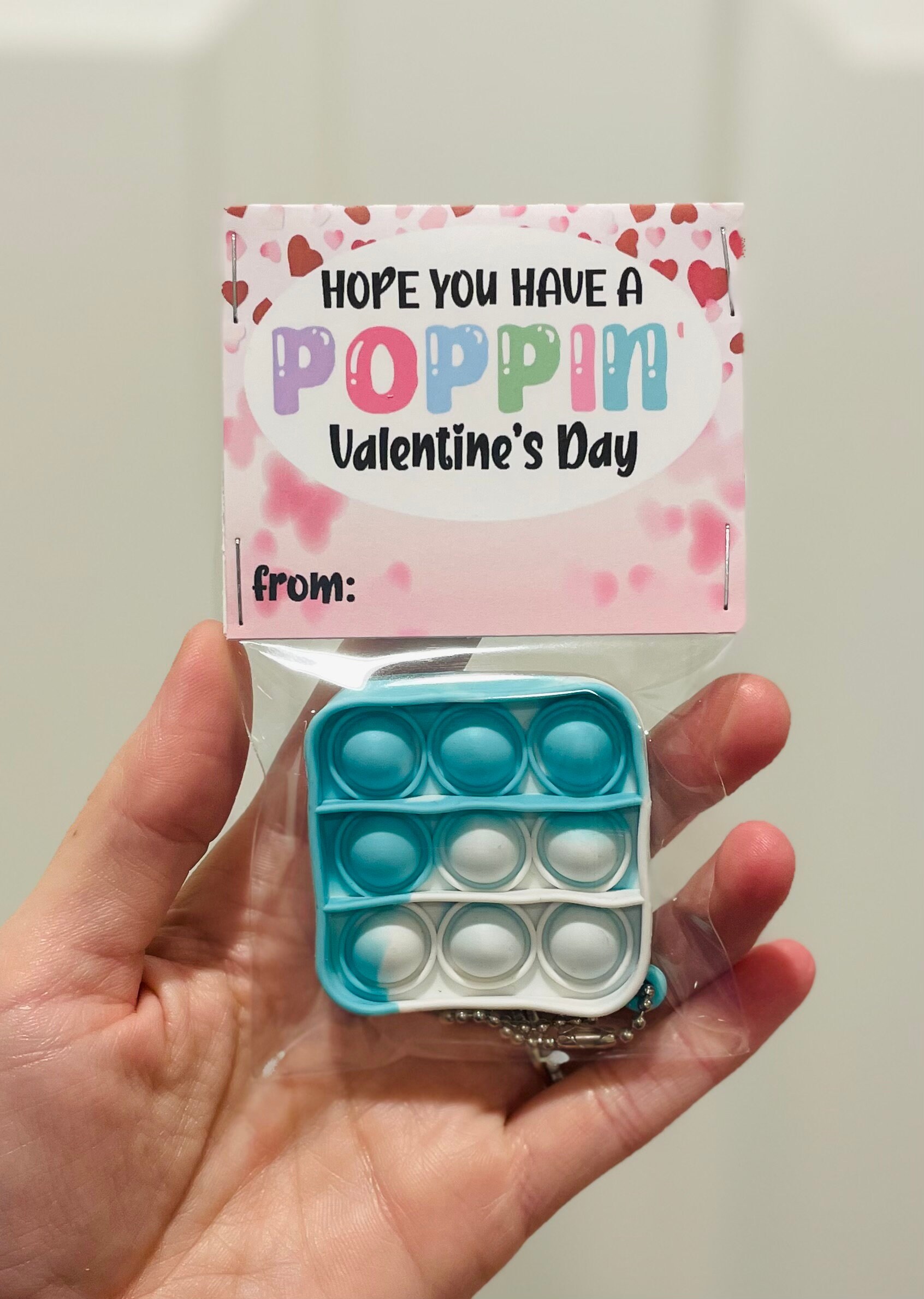 Valentines Day Pop It Party Favor // Mini Pop It Class - Etsy
