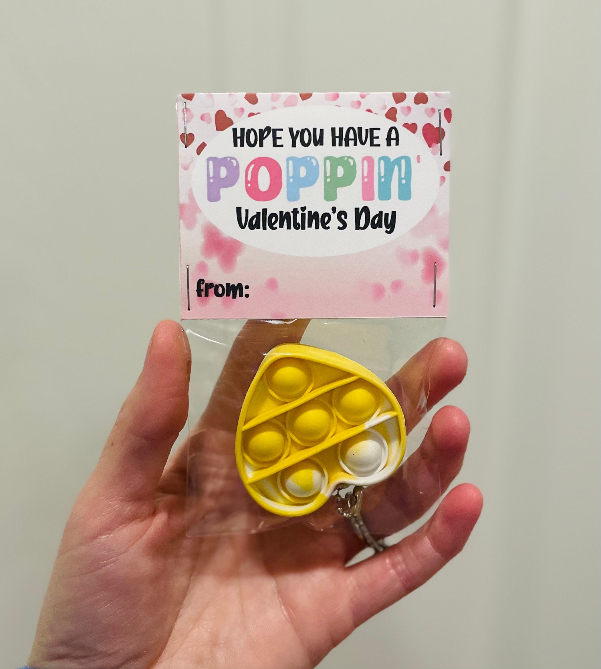 Valentines Day Pop It Party Favor // Mini Pop It Class - Etsy