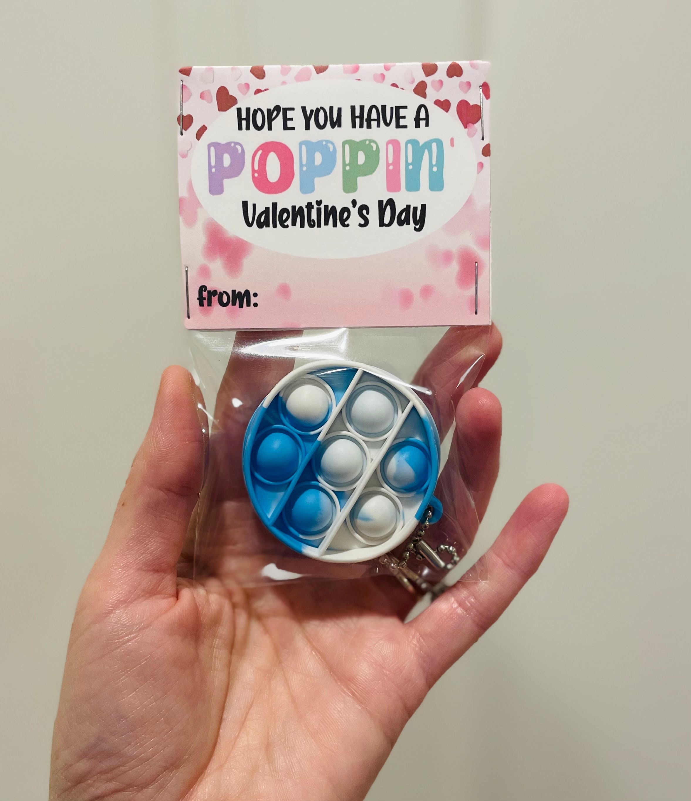 Valentines Day Pop It Party Favor // Mini Pop It Class - Etsy