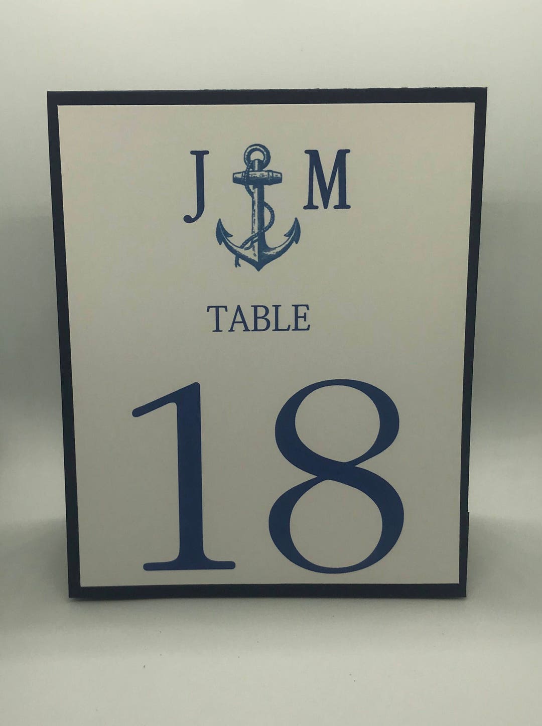Nautical Themed Wedding Table Number Tents, Beach Themed Wedding Tent ...