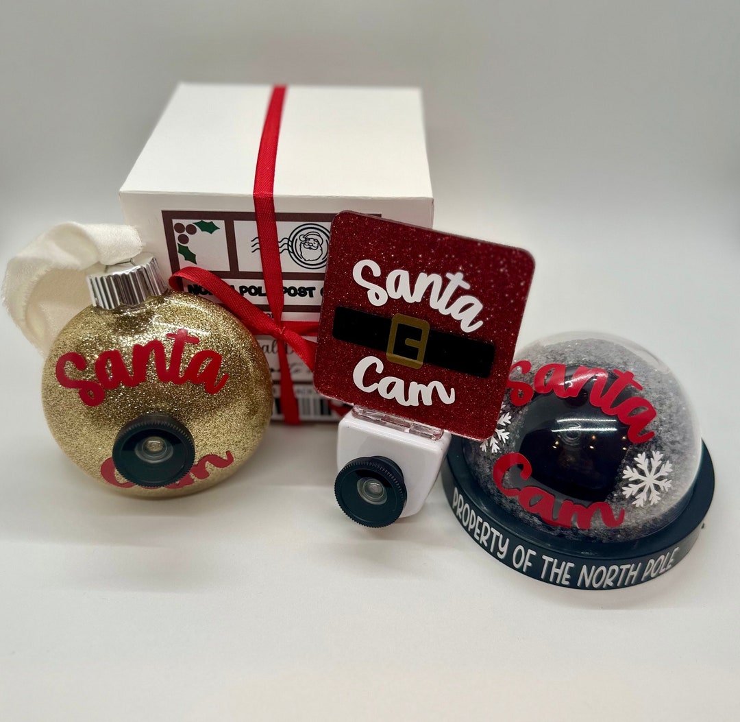Santa Cam Gift Package From Santa // Glitter Snow Security Camera ...