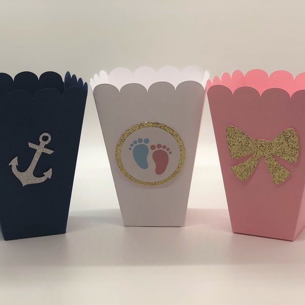 Baby Shower Popcorn Box - Etsy