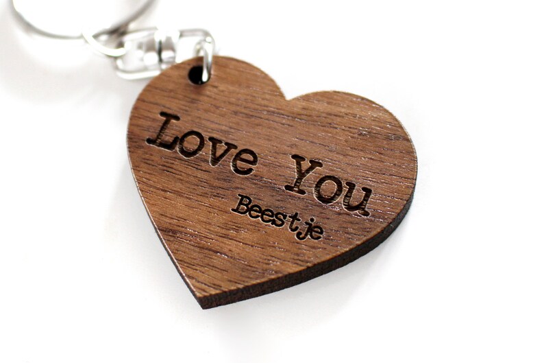 Wooden Heart Engraved With the Message of Your Choice. | Etsy