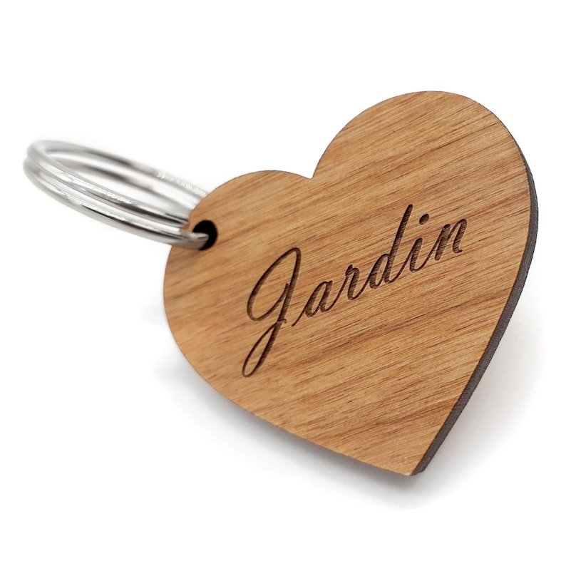 Wooden Heart, Engraved With the Message of Your Choice. Customizable ...
