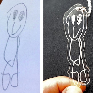 Create a Customized Perspex Pendant From a Child Drawing, Painting or ...