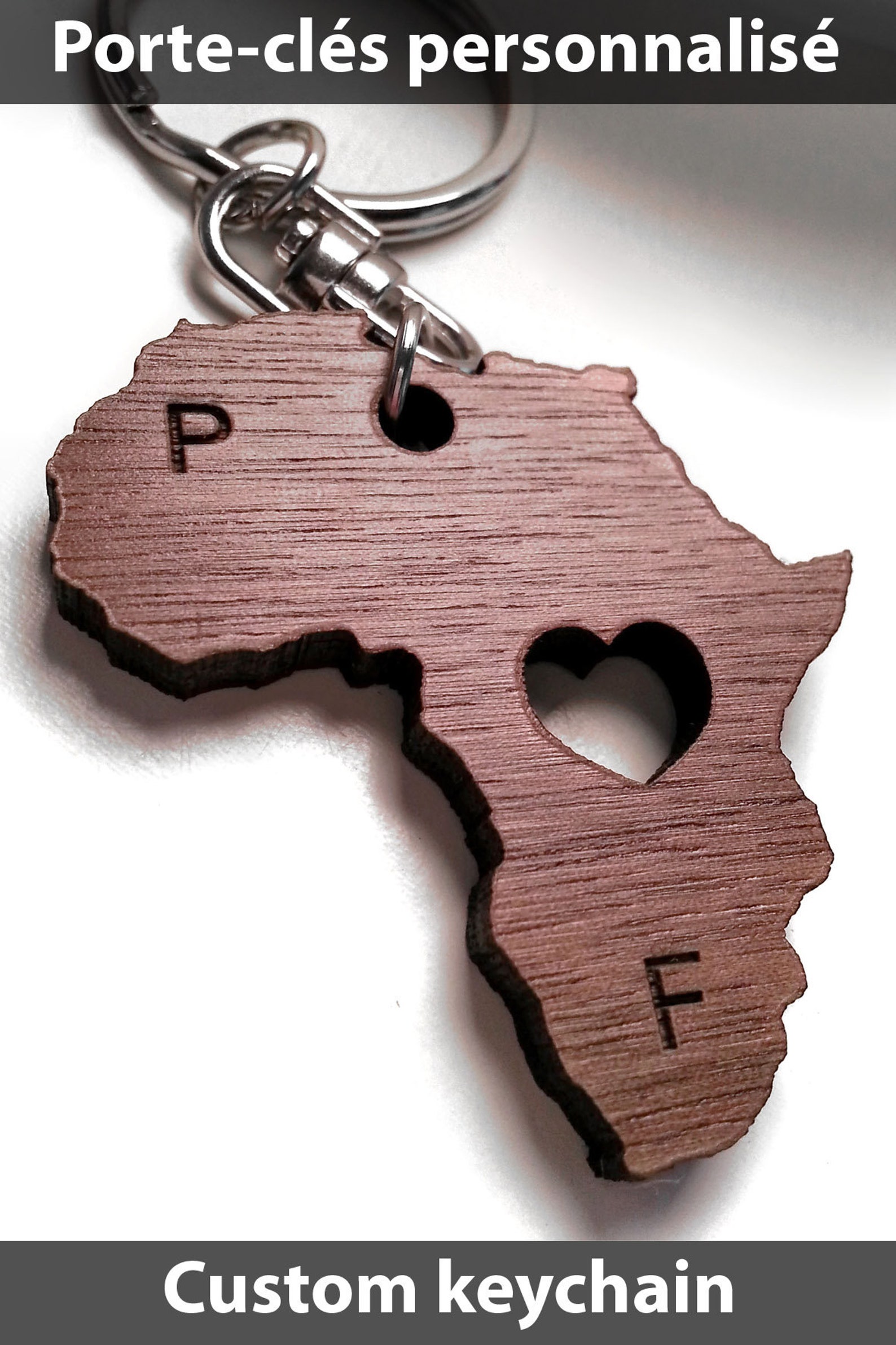 Keyring of the Geographical Form region Country Continent - Etsy
