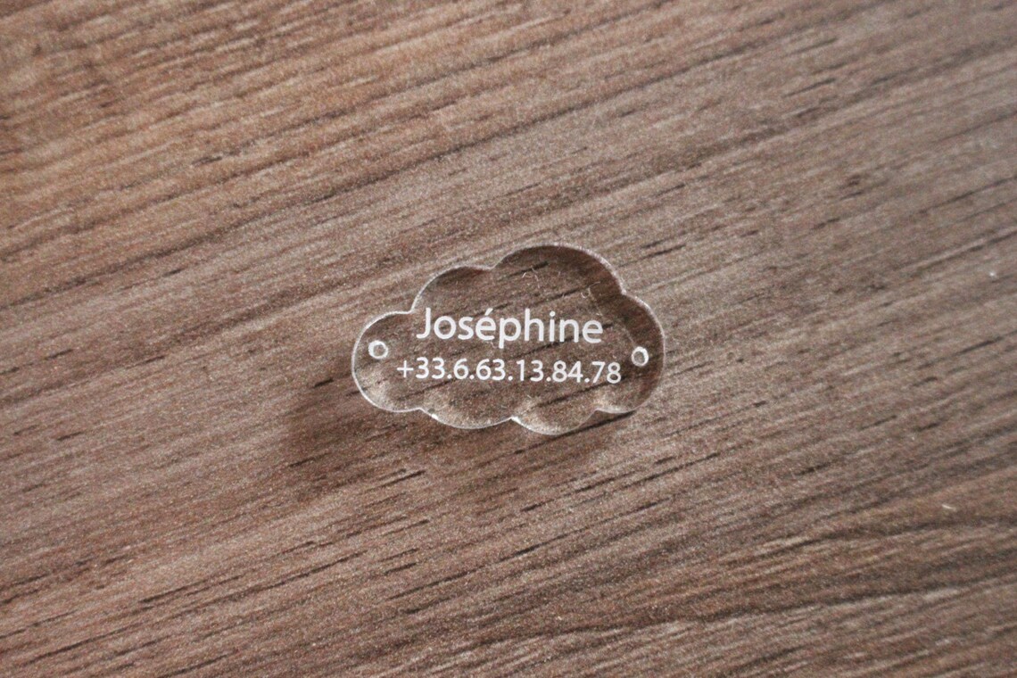 Small Piece of Cloud Shape Transparent Plexiglass | Etsy