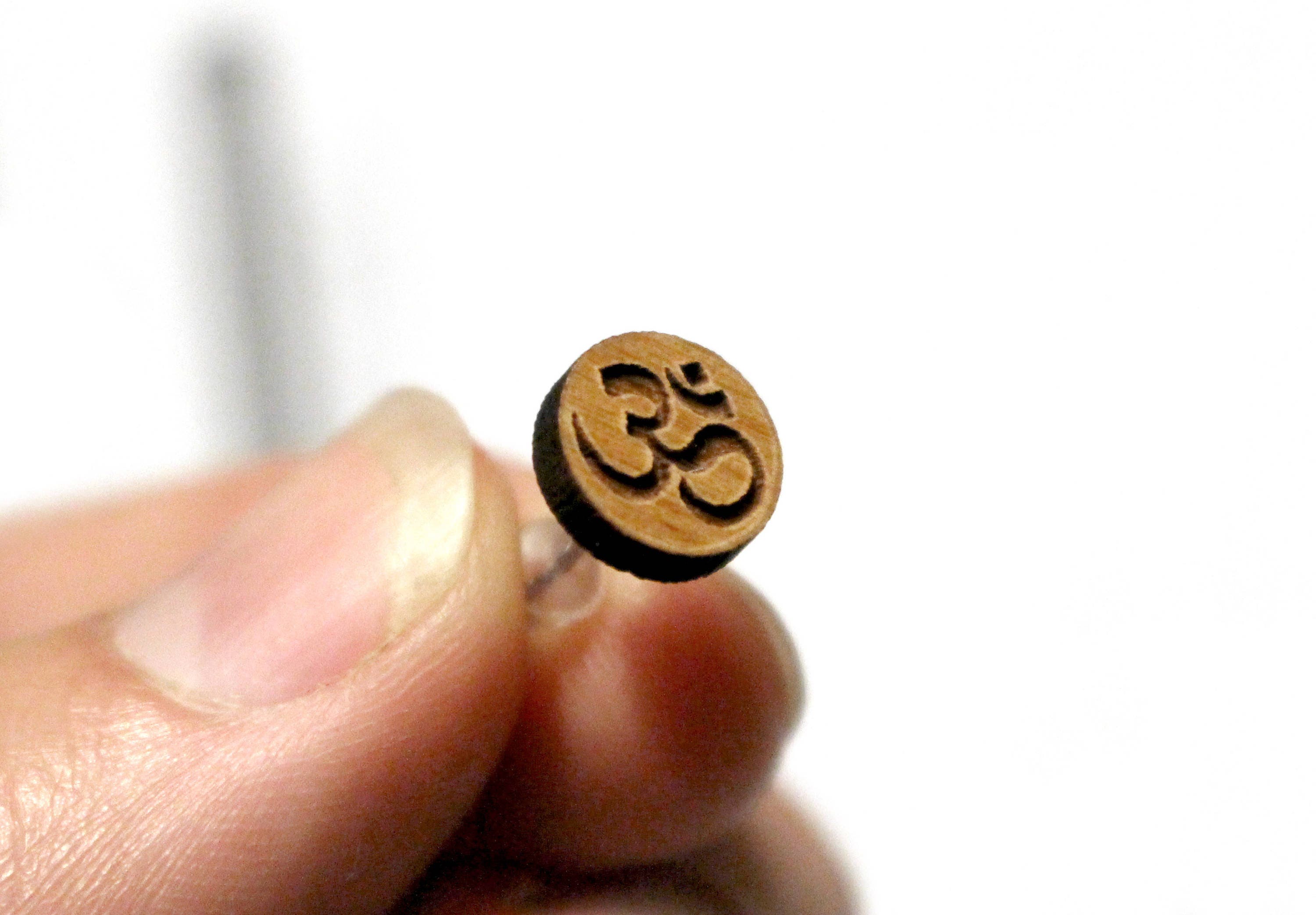 Om Jewel Symbol of India. Laser Cut Engraved Wood Aum Hindu - Etsy ...