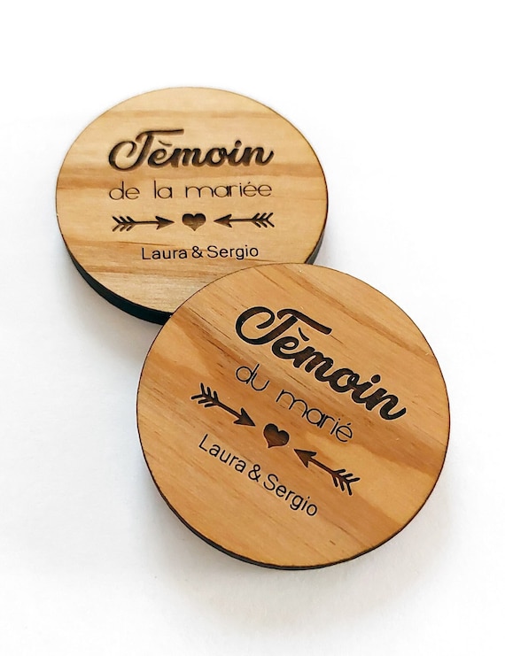 Customizable Magnet Witness of the Groom. Small Original Gift - Etsy