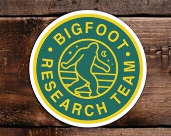 Bigfoot Research Team Sticker - Etsy