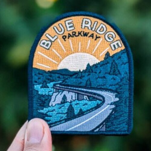 Blue Ridge Mountains Iron on Patch - Etsy