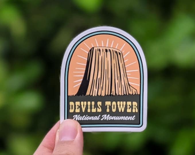 Devils Tower National Monument Sticker National Park Sticker Multiple ...