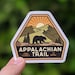 Appalachian Trail Sticker , National Park Decal Waterbottle, Laptop ...