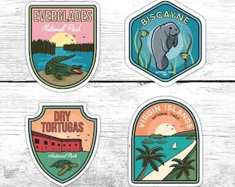 Florida State Park Stickers - Etsy